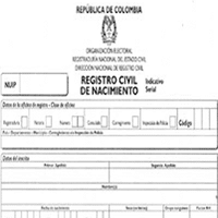Registro Civil de Nacimiento